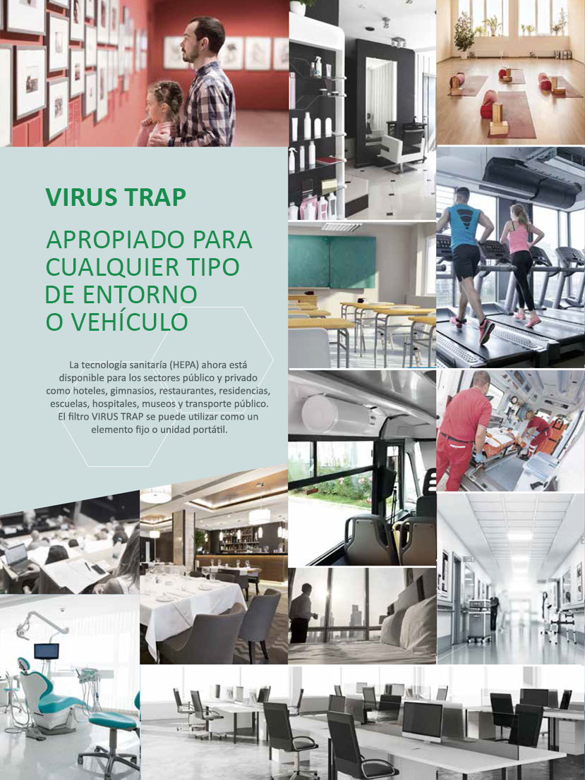 Imprefil presenta los filtros HEPA, VIRUS TRAP de Virgis Filter ...